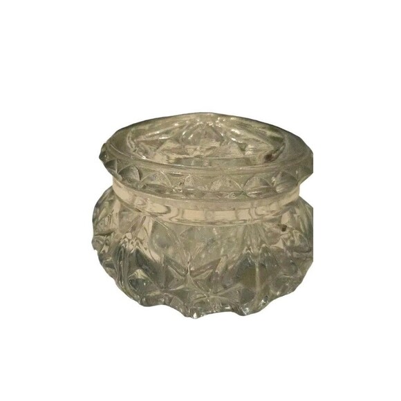 Storage & Organization | Vintage Crystal Vanity Round Coveted Container ...